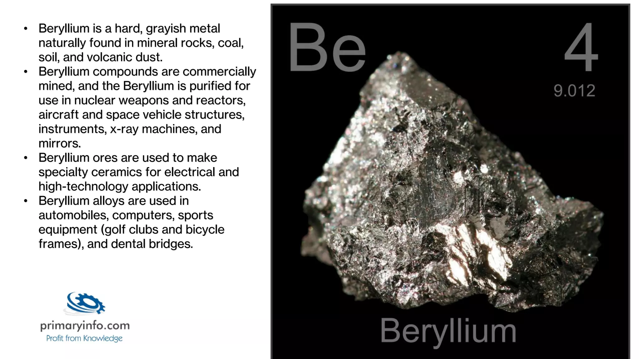 Beryllium | PDF
