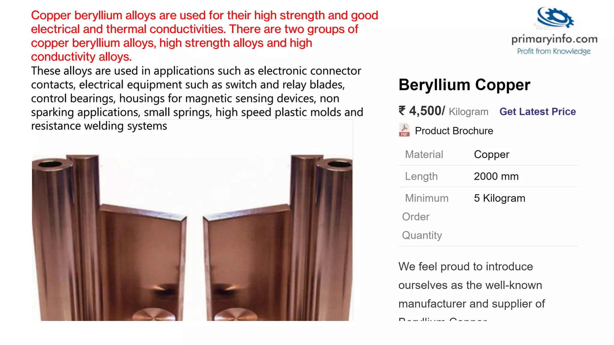Beryllium | PDF