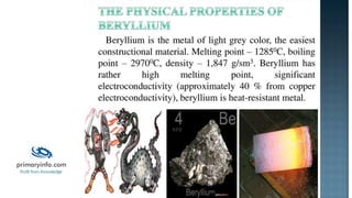 Beryllium | PDF