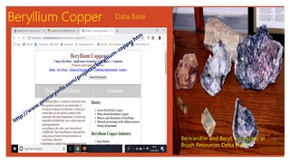 Beryllium copper | PDF