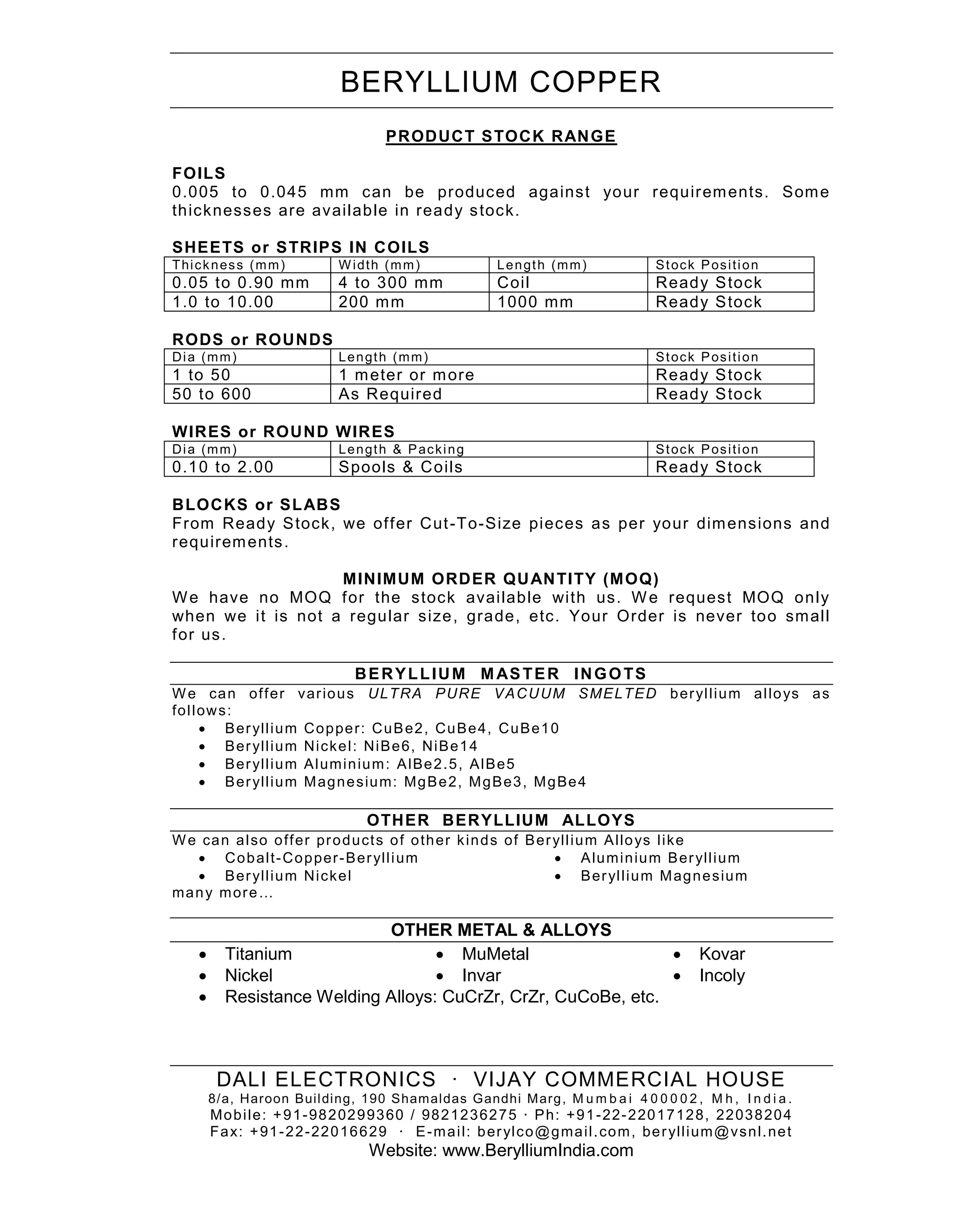 Beryllium copper | PDF