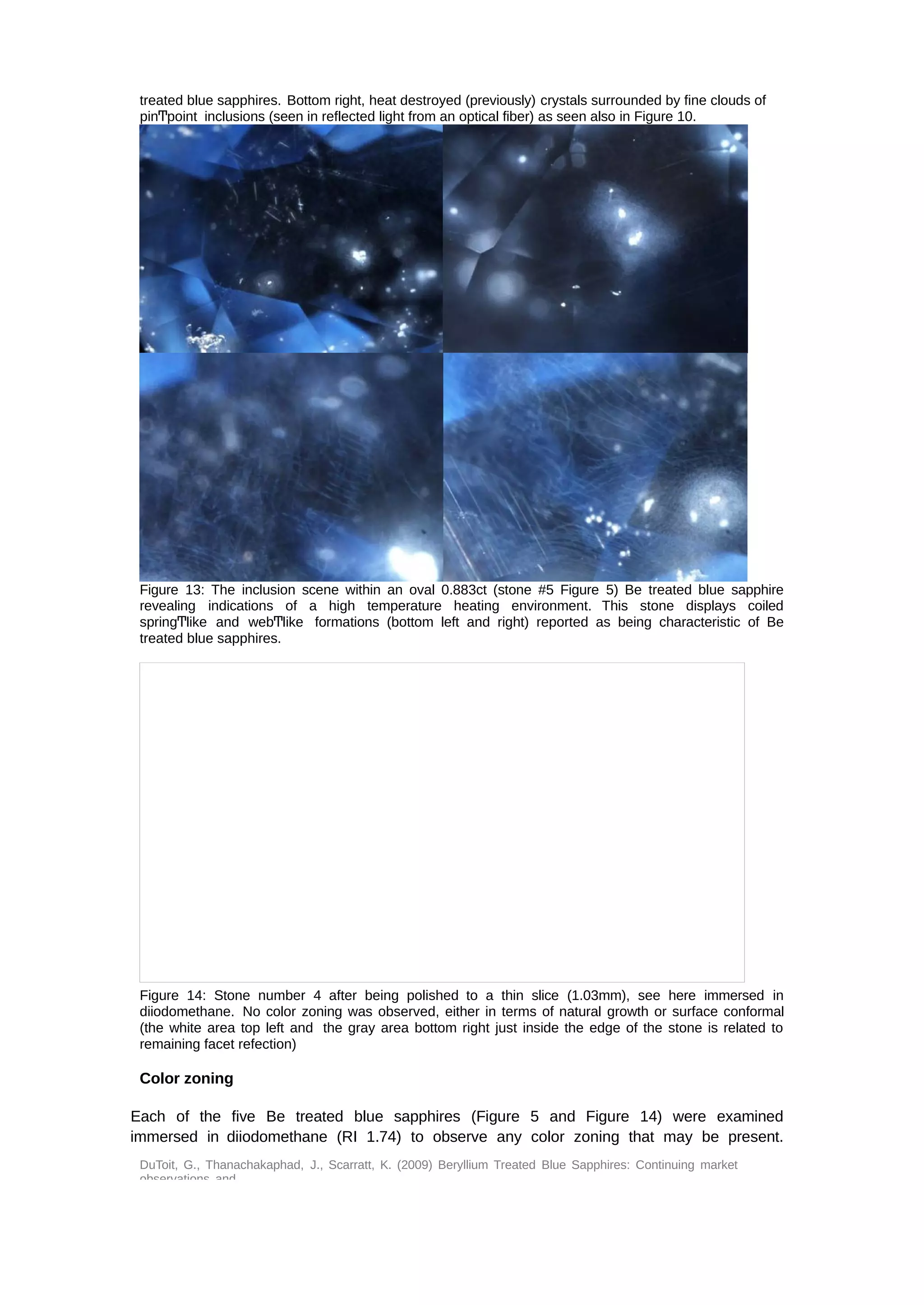 Beryllium diffused blue sapphires | PDF