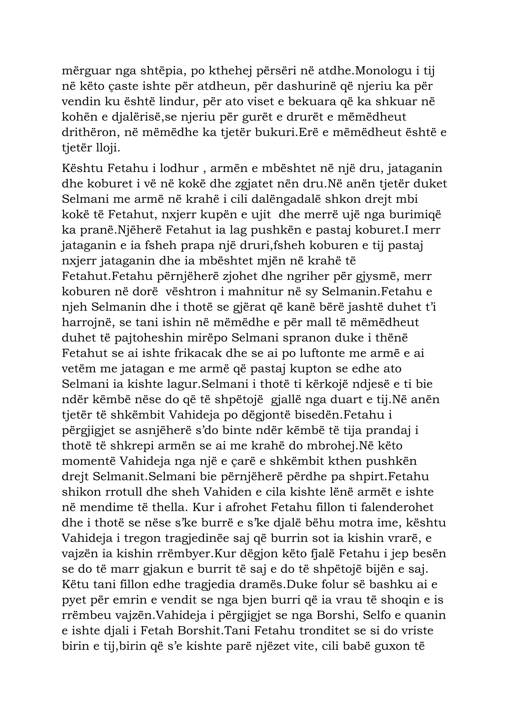 Besa e Sami Frasherit | DOC