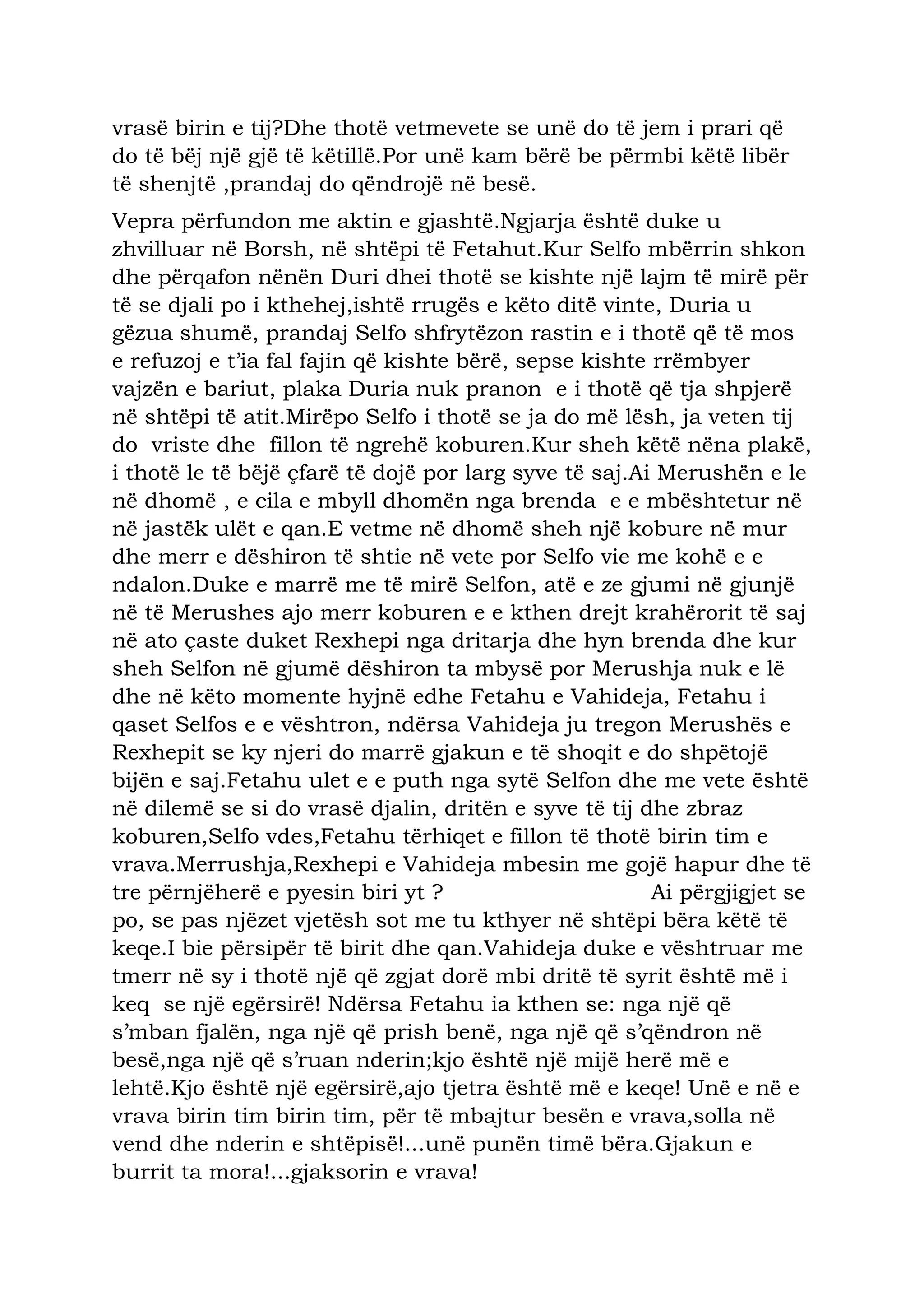 Besa e Sami Frasherit | DOC