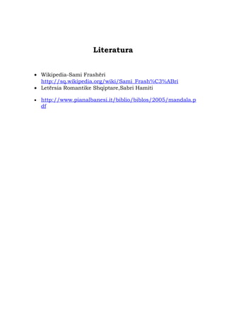 Besa e Sami Frasherit | DOC