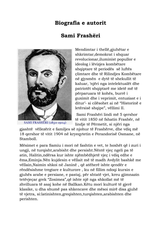 Besa e Sami Frasherit | PDF