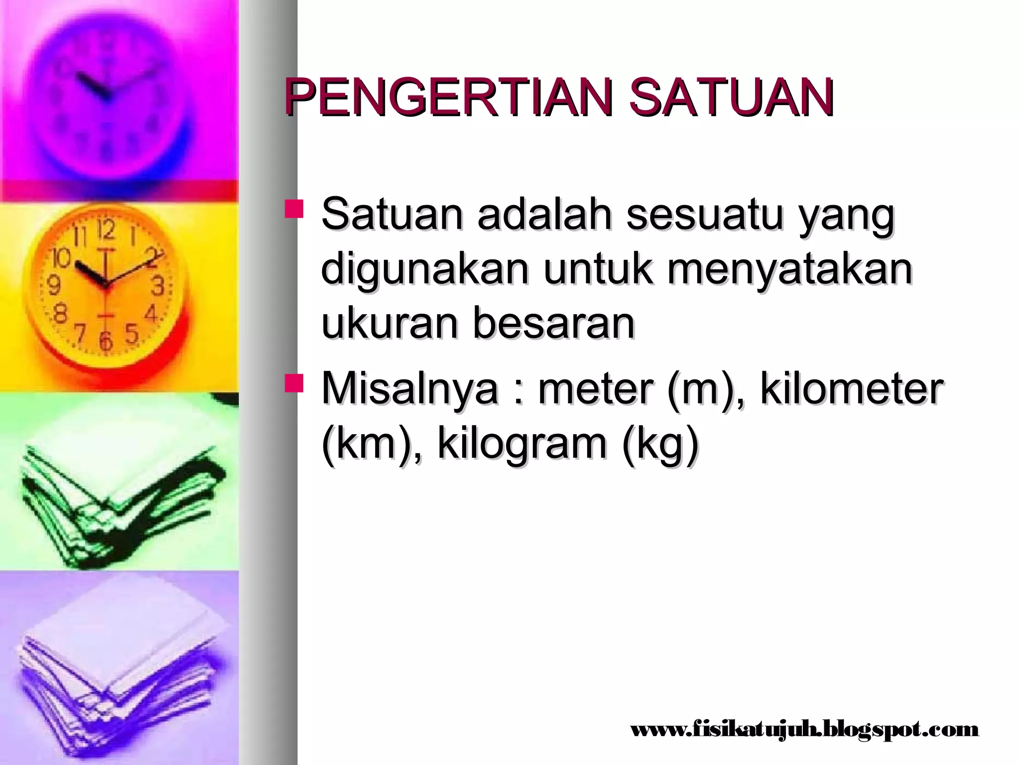 Besaran dan-satuan | PPT