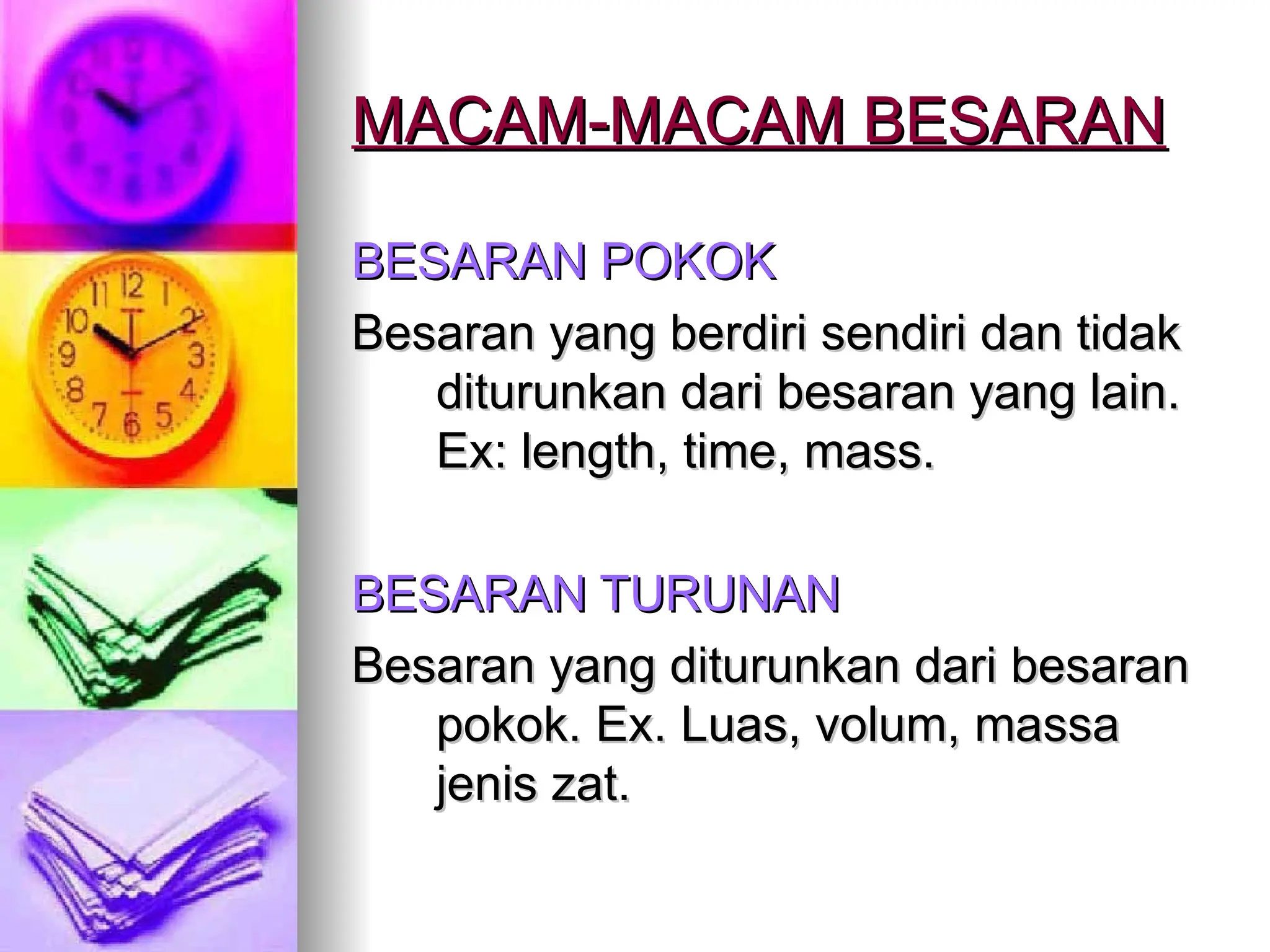 Materi fisika dasar tentang besaran dan satuan | PPT