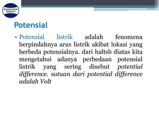 Besaran dan satuan listrik | PPTX