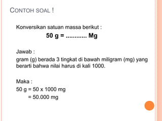 BESARAN POKOK materi pembelajaran ILMU PENGETAHUAN ALAM | PPT