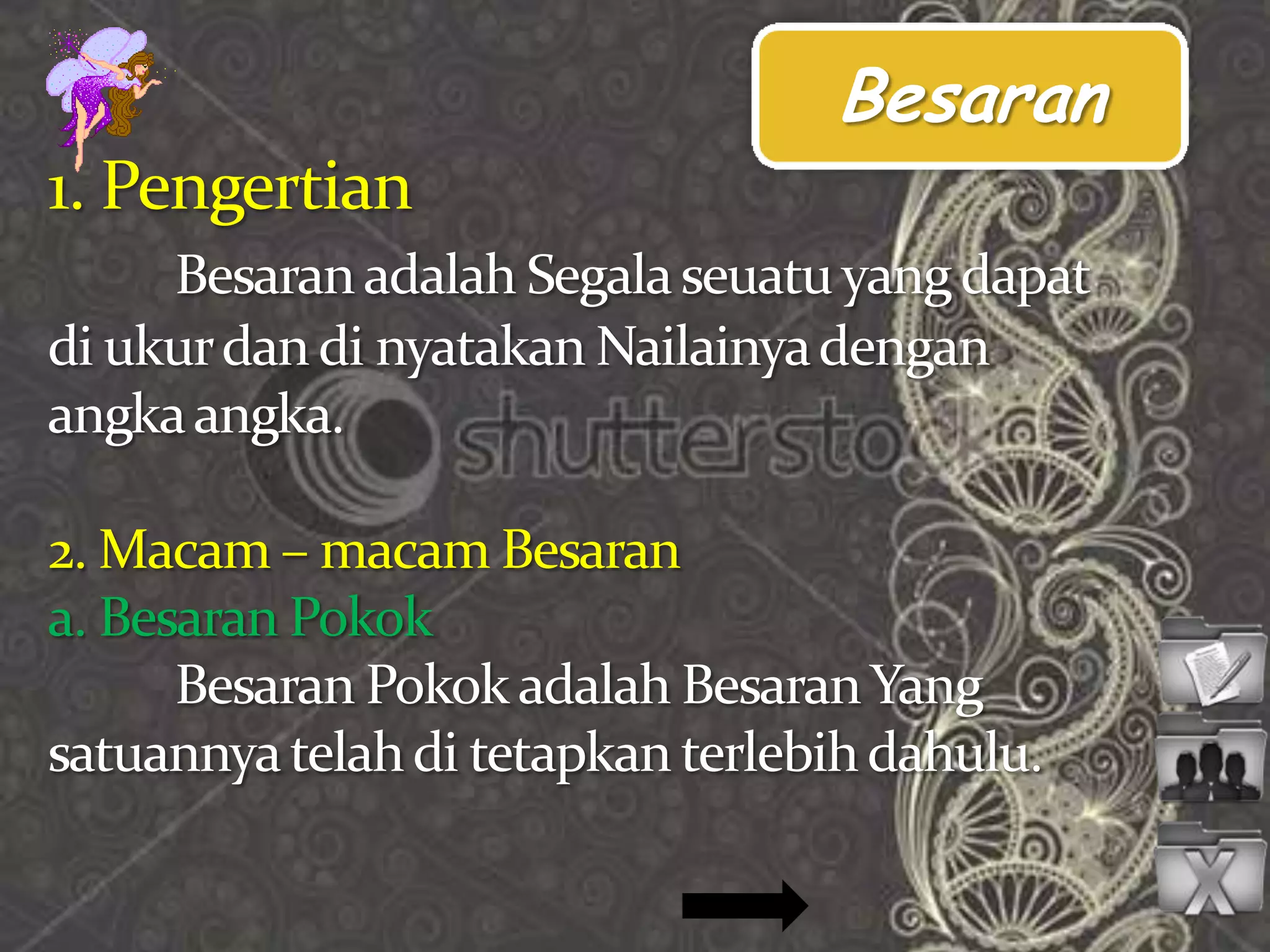 Besaran, satuan dan pengukuran | PPTX