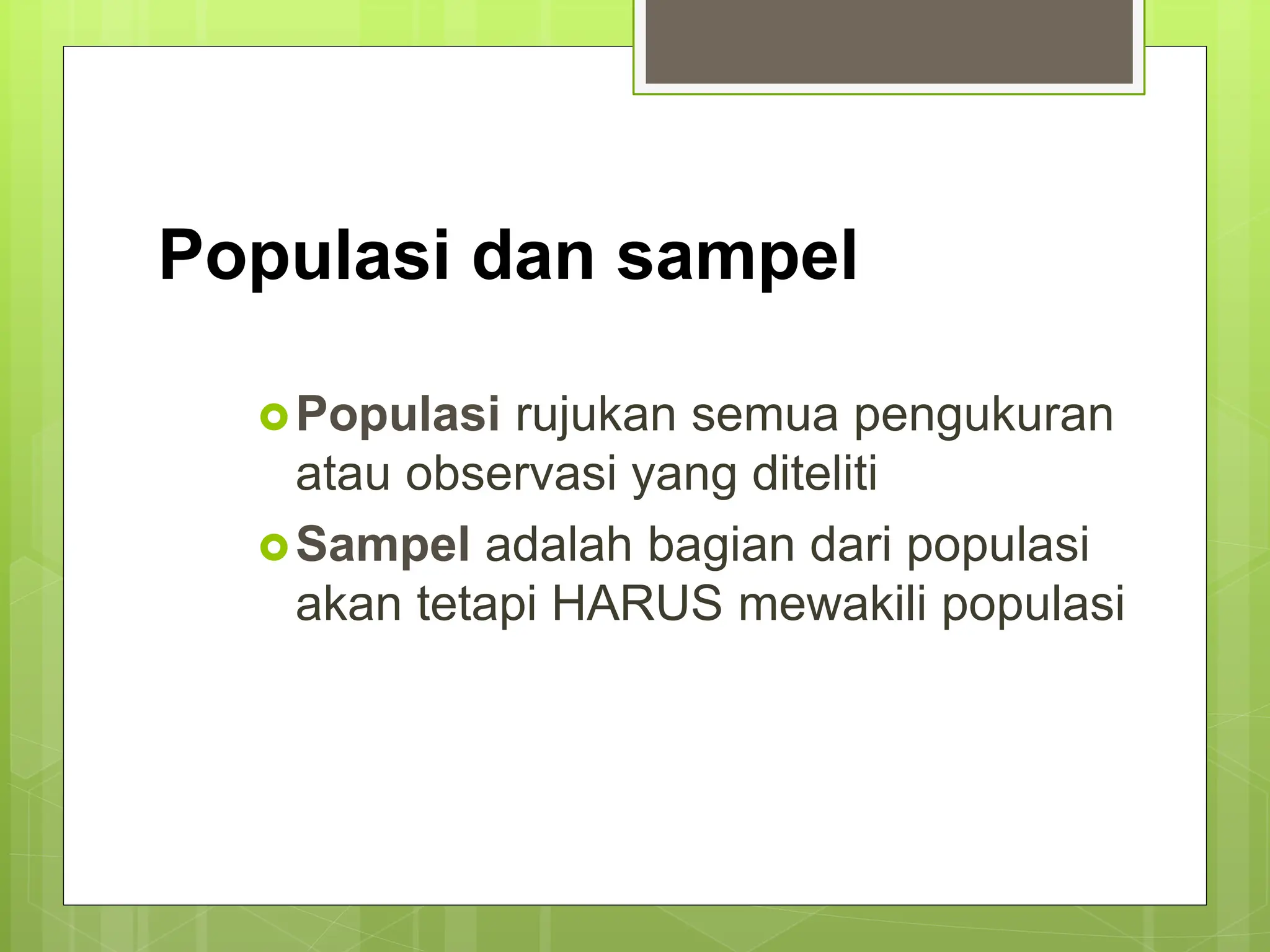 Cara menghitung besar Sampel Statistik.ppt