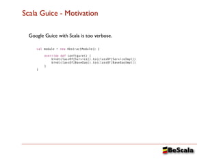 BeScala - Scala Guice | KEY