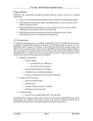 Bescom market strategy | PDF