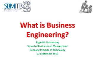 What is business engineering? | PDF