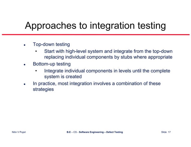Defect Testing | PPT