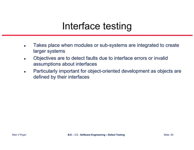 Defect Testing | PPT