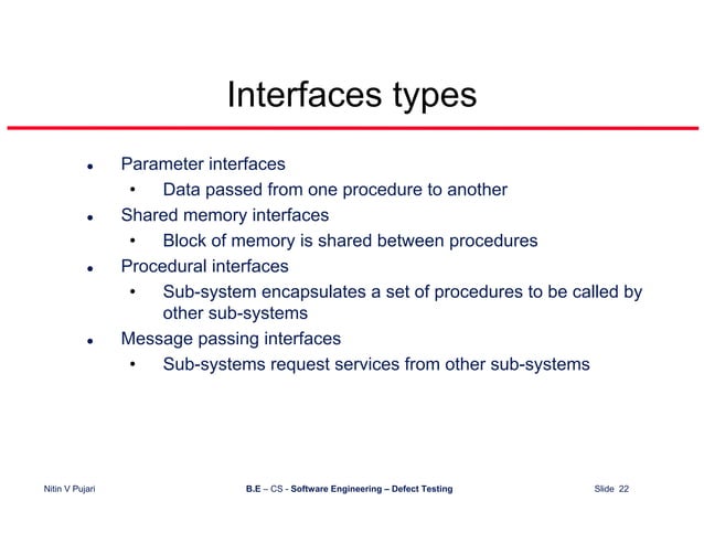 Defect Testing Ppt