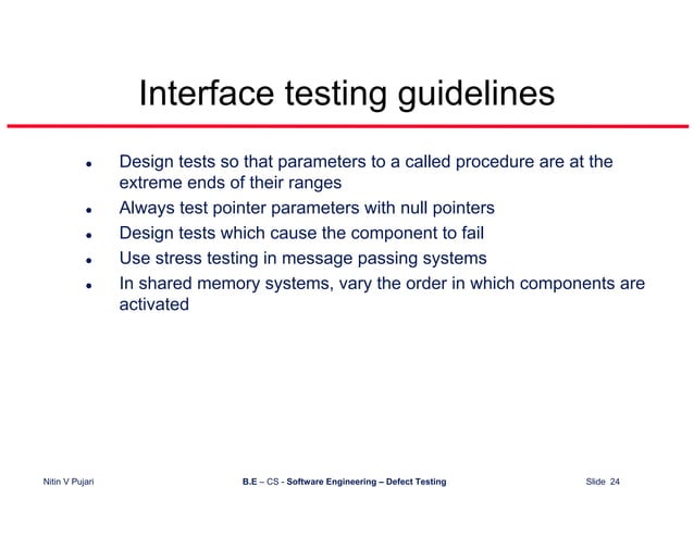 Defect Testing | PPT