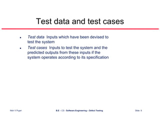 Defect Testing | PPT