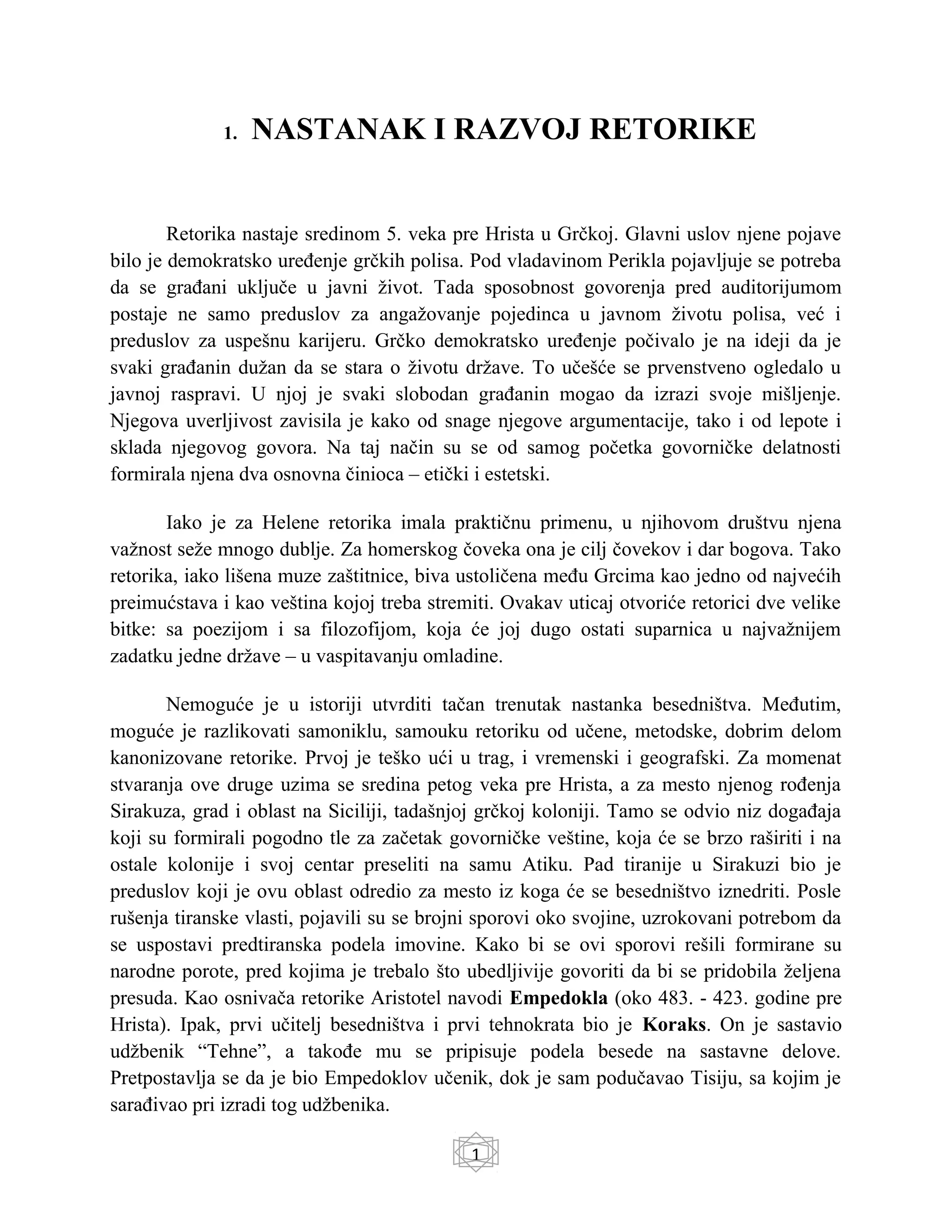 Besednistvo anticke grcke | DOC