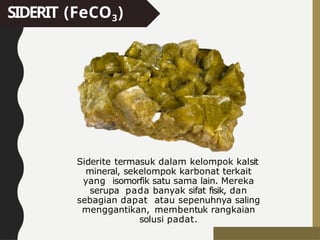 besi dan logamnya serta senyawa turunanannya | PPTX