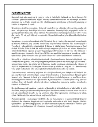 BESIMET FETARE NE SHQIPERI !!! | PDF