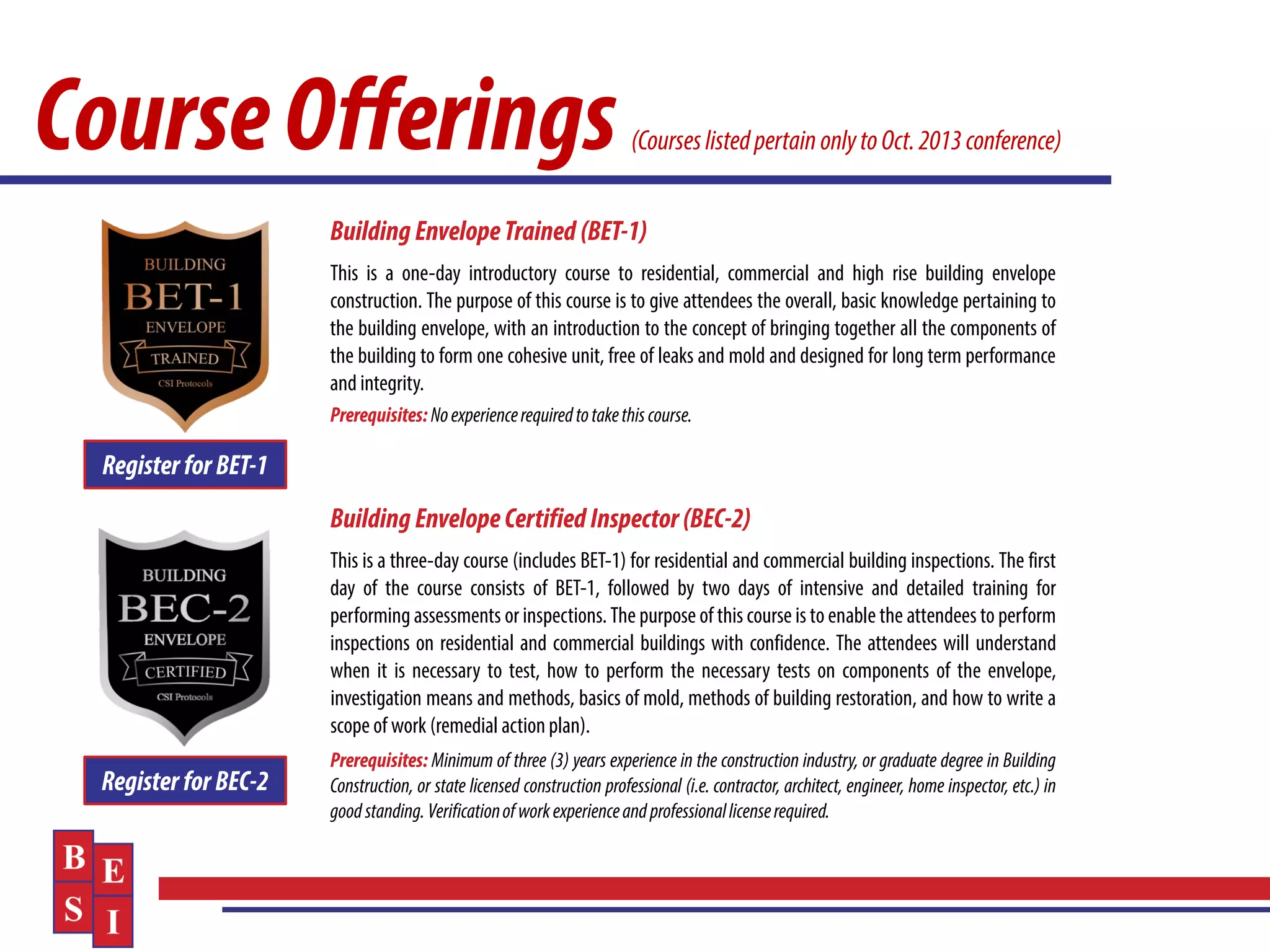 Building Envelope Certification | PPT | Free Download