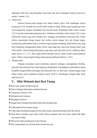 Besi tuang | DOCX