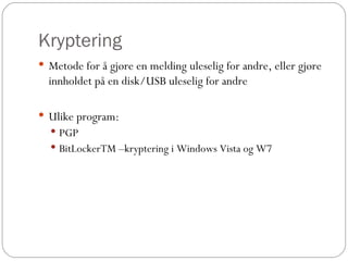 Beslag Og Sikring | PPT