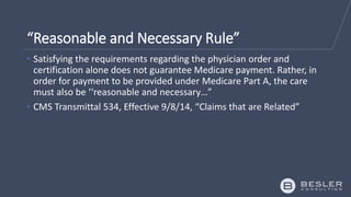 Appropriate Level of Care and the 2-Midnight Rule | PPTX