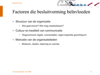 Besluitvorming | PPT | Science
