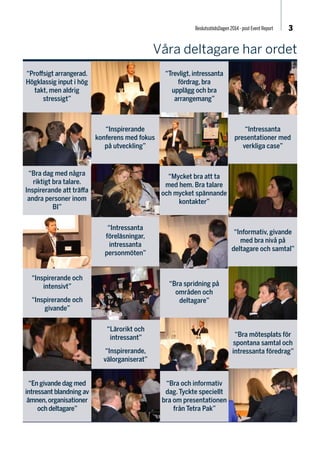Beslutsstödsdagen 2014 Post Event Report | PDF