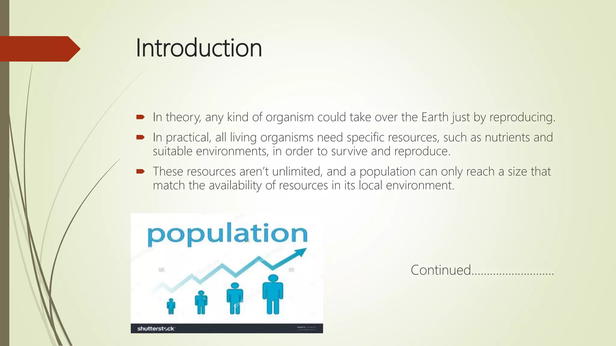 Exponential and Logistics Growth Curve - Environmental Science | PPTX
