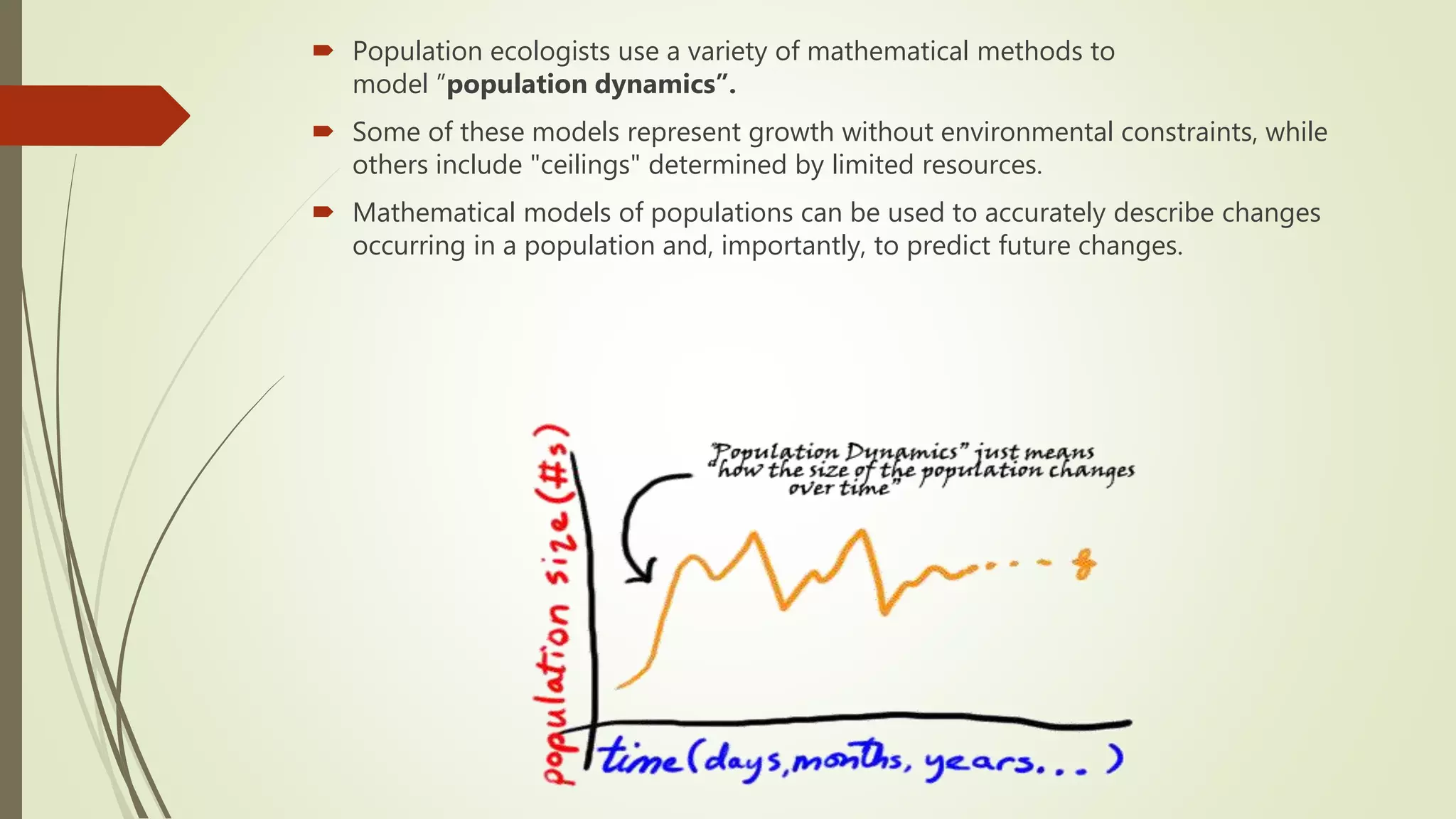 Exponential And Logistics Growth Curve Environmental Science Ppt