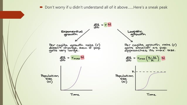 Exponential and Logistics Growth Curve - Environmental Science | PPTX ...