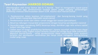 evolusi teori pembangunan dan tujuan pembangunan | PPTX