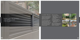 Bespoke garden trellis design with distinction | PDF