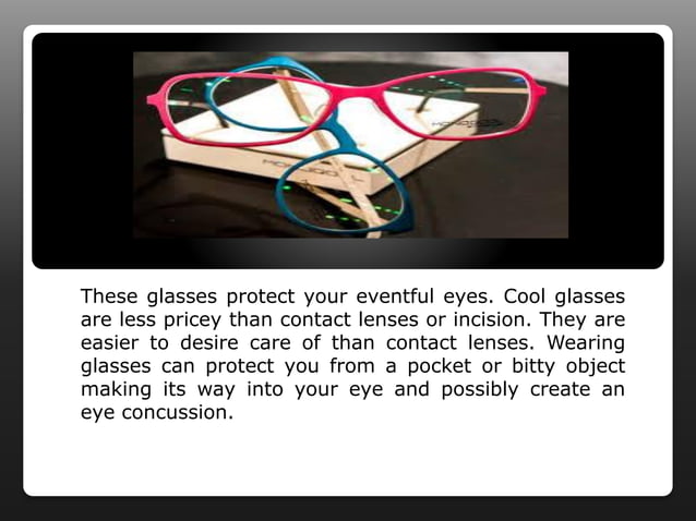 Bespoke glasses | Cool Eyewear | PPT