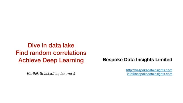 Bespoke Data Insights at New Finance | PPT