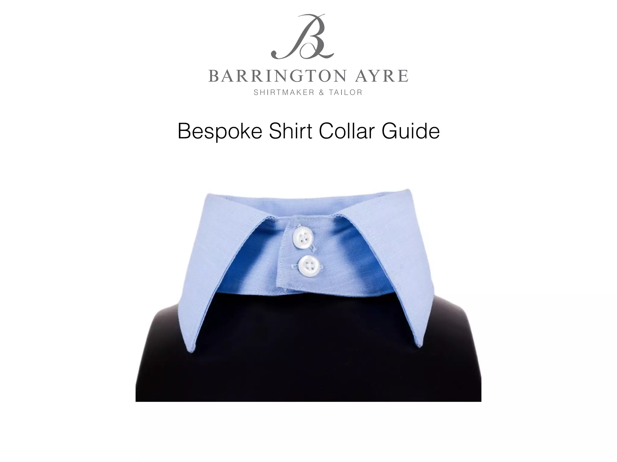 Bespoke shirt collar guide | PDF