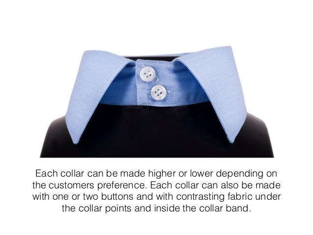 Bespoke shirt collar guide