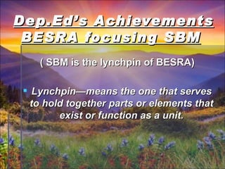 Besra report powerpoint | PPT