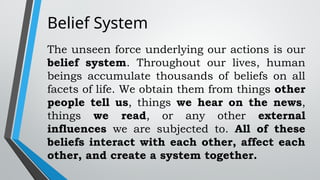 BESR Lesson 6 - Belief System 1234561233 | PPTX