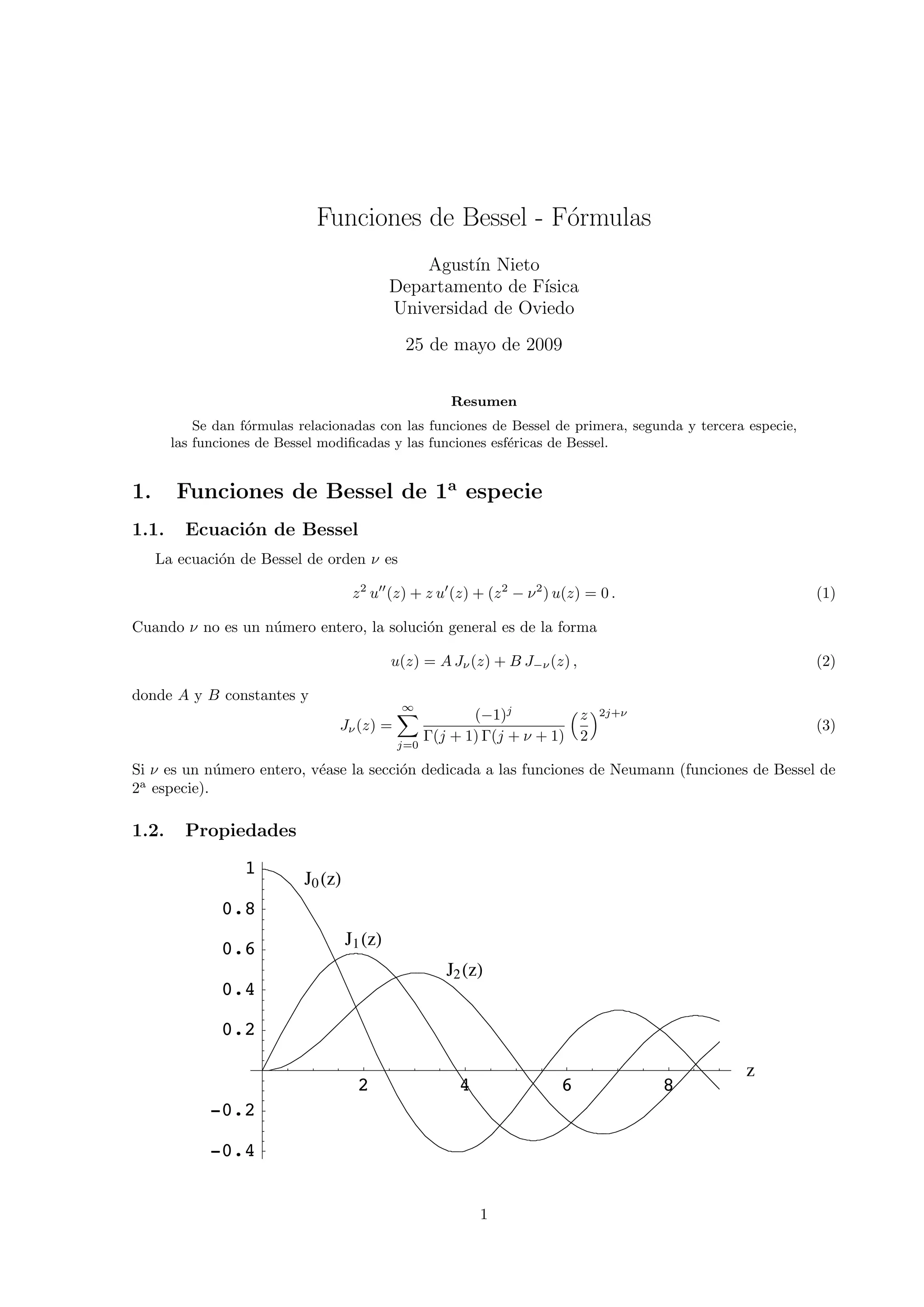 Bessel | PDF