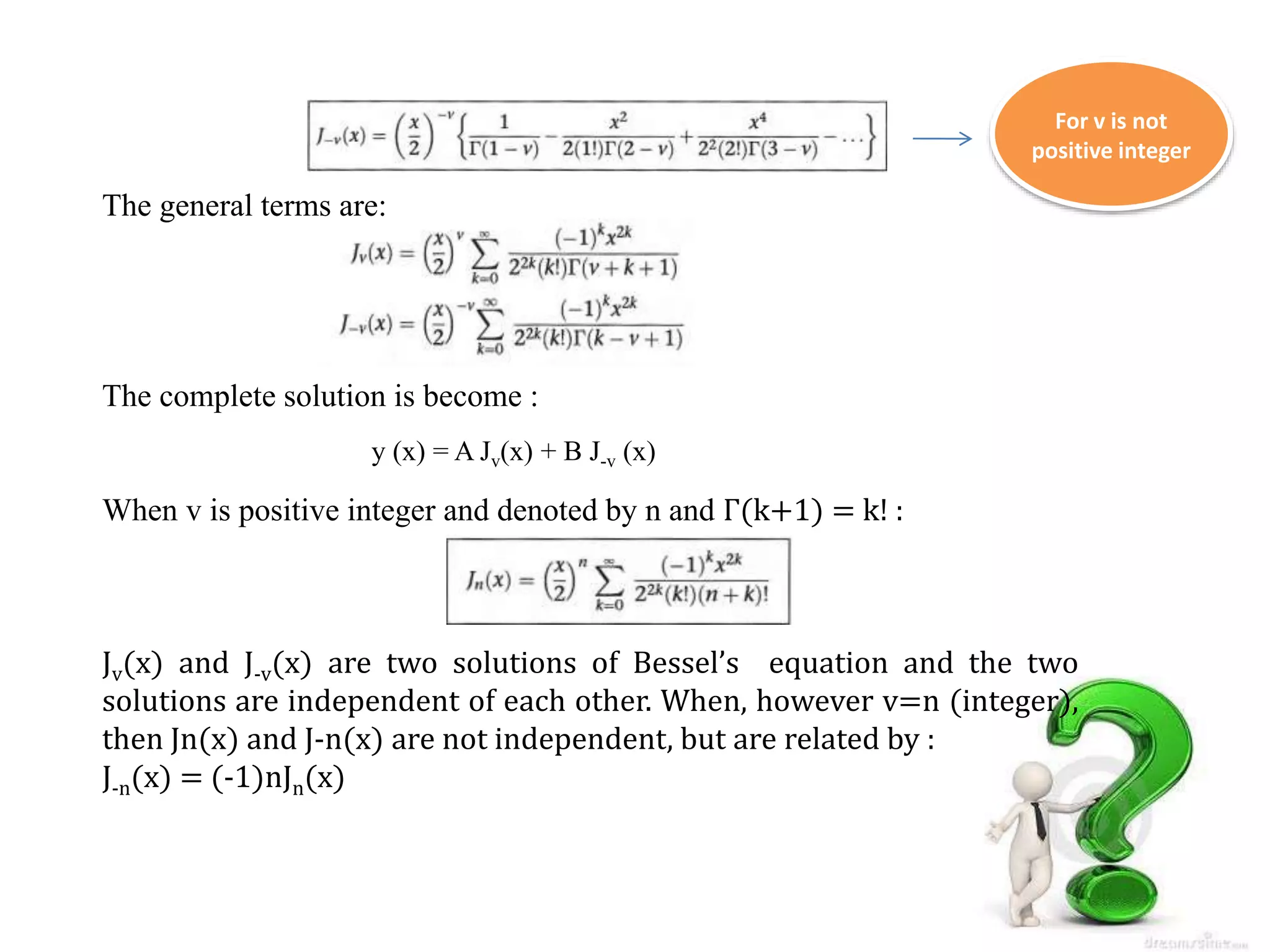 Bessel equation | PPTX