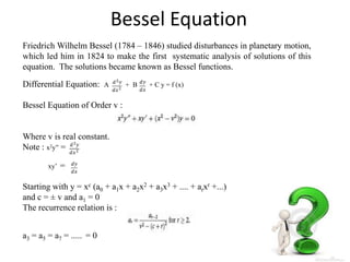 Bessel equation | PPTX
