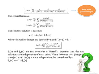 Bessel equation | PPTX