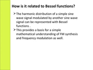 Practical Applications of Bessel's function | PPT