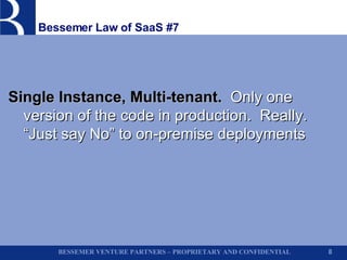 Bessemer S Top 10 Rules For Being Saa Sy | PPT